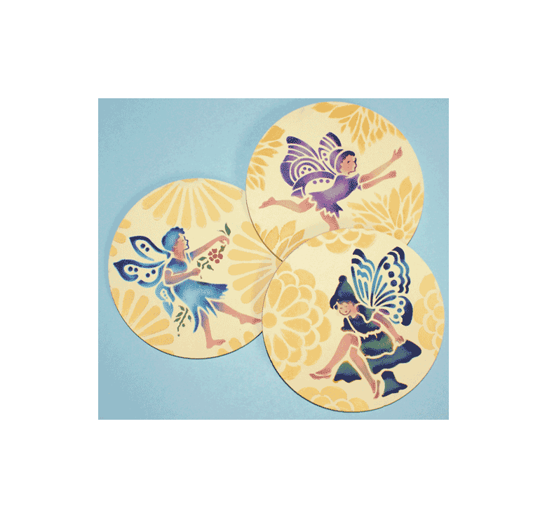 Set 3 Stencils Hadas - My Karamelli