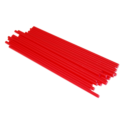 Lollipops Sticks de 19cm en color Rojo - My Karamelli