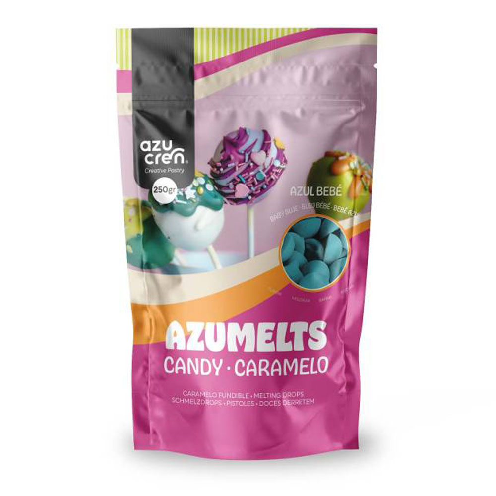 Cobertura Color Azul Bebé Azumelts 250 gr - My Karamelli
