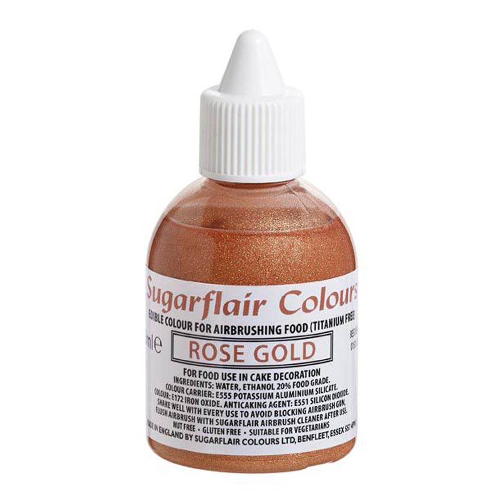 Colorante para Aerógrafo Oro Rosado 60 ml - My Karamelli