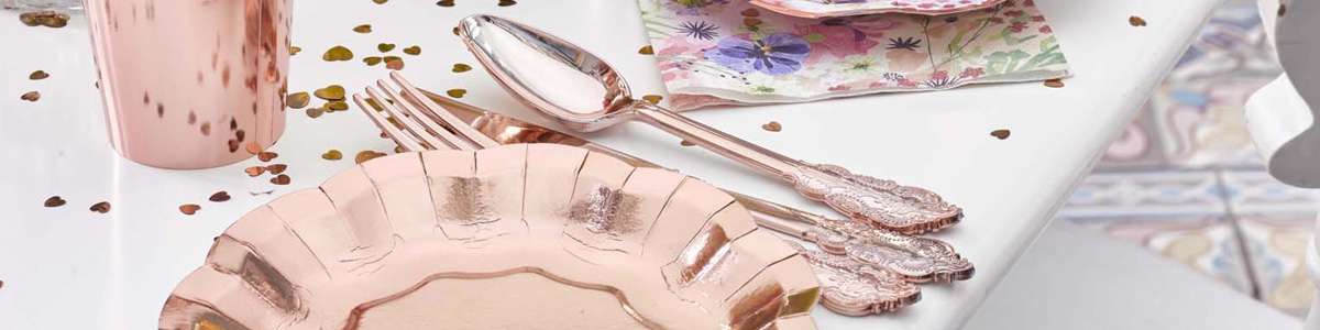 Decoración Fiestas Oro Rosado - My Karamelli